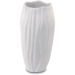 Dekovase Kaiser Porzellan "Spirulina", bunt, B:10cm H:20cm, Biskuitporzellan, Vasen, Biskuit-Porzellan