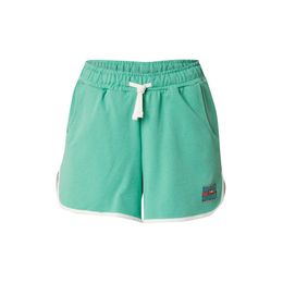 Quiksilver Shorts 'Wvolley' Damen Gr&ouml;&szlig;e 38 blau / gr&uuml;n / orange / wei&szlig;