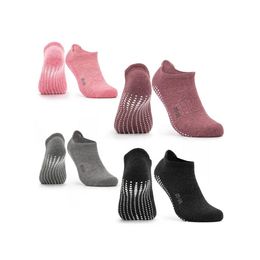 Occulto Sportsocken 'Mady' Herren Gr&ouml;&szlig;e 39/42 graumeliert / hellpink / rotmeliert / schwarz