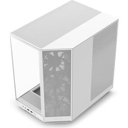 NZXT H6 Flow (ATX, Mini-ITX, mATX), PC Gehäuse, Weiss