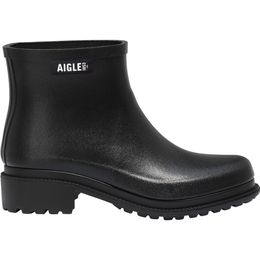 Aigle Damen Kurz-Gummistiefel Fulfeel Low Black (Größe: 38)
