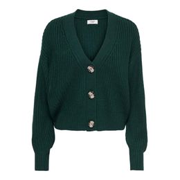 Jacqueline de Yong JDY Knit Cardigan 'JDYJUSTY' female size XXS Beige / Dark green / Black