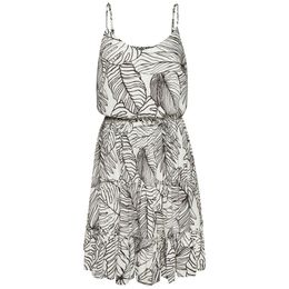 s.Oliver Kleid Damen Gr&ouml;&szlig;e 38 creme / schwarz