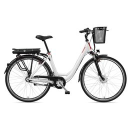 Telefunken RC657 Multitalent Alu-E-Bike City 28" 7-Gang Shimano Nexus wei&szlig;