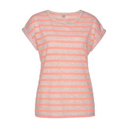 Bench T-Shirt Damen Gr&ouml;&szlig;e S/M beige / hellorange