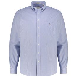 Gro&szlig;e Gr&ouml;&szlig;en Gant Freizeithemd mit Streifen Farbe blau Gr&ouml;&szlig;e: 3XL