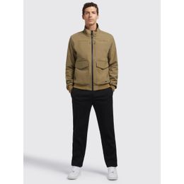 Blouson Khujo "MELVIN", Herren, Gr. M, grün (oliv), 100% Polyester, unifarben, regular fit hüftlang, eingesetzt Rippbündchen, Jacken