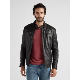 Lederjacke JCC "IK3", Herren, Gr. 48, braun, Obermaterial: 100% Rindsleder; Futter: 100% Baumwolle; Ärmelfutter: 100% Polyester, Jacken