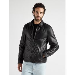 Lederjacke JCC "Luca", Herren, Gr. 48, schwarz, Oberstoff: 100% Lammnappa; Futter: 100% Baumwolle; Ärmelfutter: 100% Polyester, Jacken