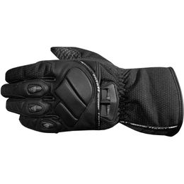 Motorradhandschuhe Roleff "RO 90" Gr. XL, schwarz, Handschuhe, Damen, XL, Obermaterial: 60% Rindsleder, 40% Polyester. Innenfutter: 100% Polyester, winddicht, wasserdicht