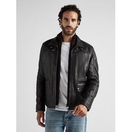Lederjacke JCC "40785", Herren, Gr. 48, braun, Oberstoff: 100% Lammleder; Innenmaterial: 100% Baumwolle; Futter: 100% Polyester, Jacken
