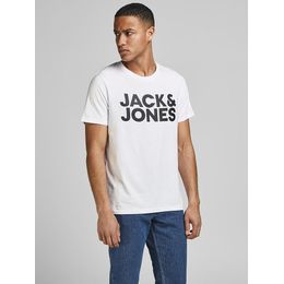 Jack & Jones Jack & Jones Shirt "Corp" in Wei&szlig; - 26% | Gr&ouml;&szlig;e XL | Herren-plussize
