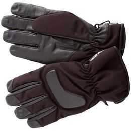 R&ouml;mer Motorradhandschuhe R&Ouml;MER "RO 600" Gr. XXL, schwarz, Handschuhe, Damen, XXL, Obermaterial: 60% Rindsleder, 40% Polyester. Innenfutter: 100% Polyester, winddicht, wasserdicht