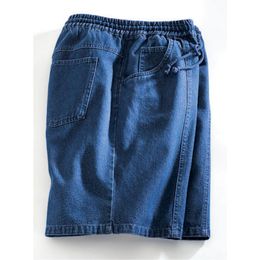 Herren Bundfaltenhose blue-stone-washed, Gr&ouml;&szlig;e 64