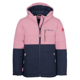 Trollkids Ski-/ Snowboardjacke "Hemsedal" in Rosa/ Dunkelblau - 43% | Gr&ouml;&szlig;e 104 | Kinder-outdoor-jacken