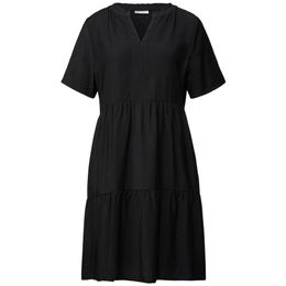 Street One Kleid Damen Gr&ouml;&szlig;e 46 schwarz Winterkleid