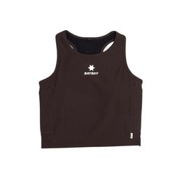 Saysky Combat Rib Crop Top Bekleidung Damen braun