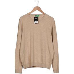 United Colors Of Benetton Pullover Herren Größe L Second Hand beige