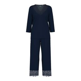 Calida Pyjama Damen Gr&ouml;&szlig;e S dunkelblau Winterkleid