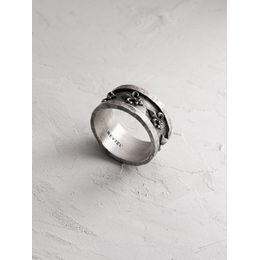 REYTEL Ring 'FLEUR DE LIS' Herren Größe 52 silber