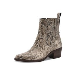 Tamaris Stiefelette Damen Größe 36 beige / dunkelgrau Winterschuhe