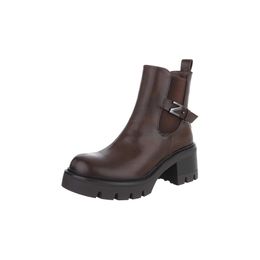 Ital-Design Stiefelette Damen Gr&ouml;&szlig;e 38 braun Winterschuhe