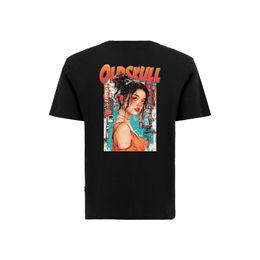 Oldskull Shirt 'Retro Pixel Lady' female Black size L