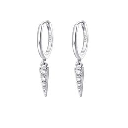 Hey Happiness Earrings 'Spike Huggie' female Silver size One Size
