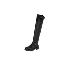 Ital-Design Stiefelette Damen Gr&ouml;&szlig;e 41 schwarz Winterschuhe