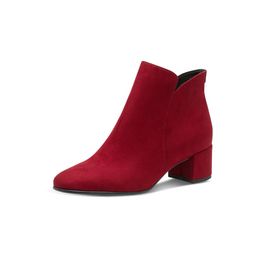 Tamaris Ankle Boots Damen Größe 38 karminrot Winterschuhe