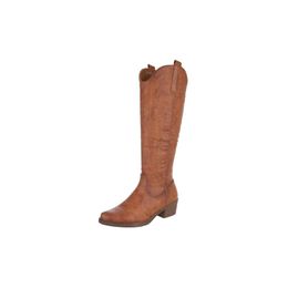 Ital-Design Cowboystiefel Damen Gr&ouml;&szlig;e 36 camel Winterschuhe