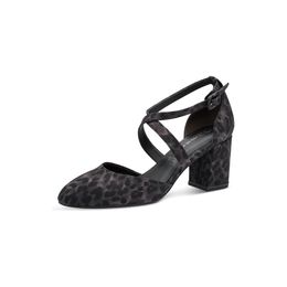 Tamaris Pumps Damen Größe 40 dunkelgrau / schwarz