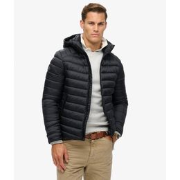 Superdry Herren Fuji Sport Steppjacke mit Kapuze Marineblau - Gr&ouml;&szlig;e: S 102020200058198T001