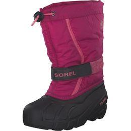 Sorel Snowboots 'Childrens Flurry' Jungen Gr&ouml;&szlig;e 30 pink / schwarz