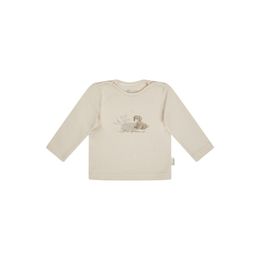 Sterntaler Shirt 'Hund Lucky' Gr&ouml;&szlig;e 50 beige / naturwei&szlig;