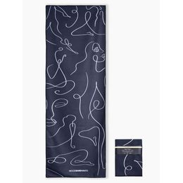 Woodsandwaves Mat 'Zen Lines' female Black size 11 cm x 8 cm x 2cm