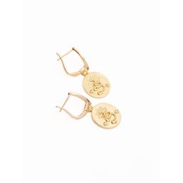Secret Stones Earrings 'Gold snake' female Gold size One Size