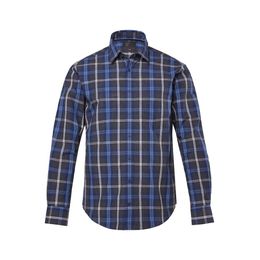 JP1880 Button Up Shirt male Blue, White size 4XL