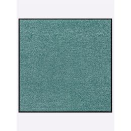 Salonloewe Fu&szlig;matte, Blau, Gr. 115x115 cm, Fu&szlig;matten, Material: Polyamid. R&uuml;ckseite: Gummi