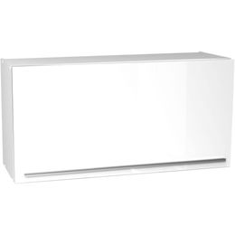 Hängeschrank BASIC BY BALCULINA "Jazz 100er Hängeschrank, Küchenschrank BxHxT 100x50x31 cm", weiß (weiß hochglanz, weiß matt), B:100cm H:50cm T:31cm, Holzwerkstoff, Schränke, Hängeschrank mit 1 Klappe und 1 Einlegeboden