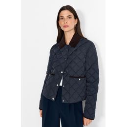 Steppjacke RICHROYAL, Damen, Gr. 38, midnight blau, Web, Obermaterial: 100% Polyester, unifarben, regular fit normal, Rundhals, eingesetzt eingefasste Kante, Jacken Steppjacke, Mit Rundhalsausschnitt
