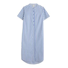 Seasalt Cornwall Kleid 'Harbour Movet' Damen Größe 46 blau / weiß Winterkleid
