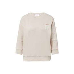 comma, comma casual identity Sweatshirt Damen Gr&ouml;&szlig;e XXS beige / hellbraun / wei&szlig;