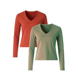 C&city Shirt female Green, Orange size XXL