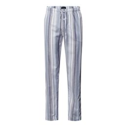 Hanro Pyjamahose ' Night & Day ' Herren Gr&ouml;&szlig;e L hellblau / wei&szlig;