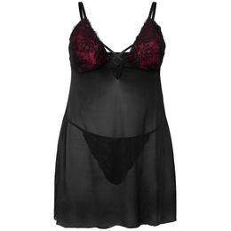 Ulla Popken Negligee female Black size 46-48