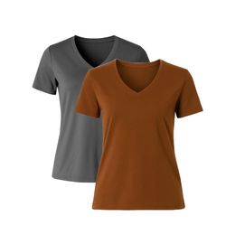 C&city Shirt female Brown, Grey size XS