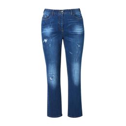 Ulla Popken Jeans Damen Gr&ouml;&szlig;e 53/54 blue denim / hellblau
