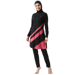 C&City Badeanzug Damen Größe XL rot / schwarz
