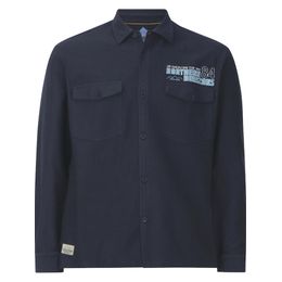 Jan Vanderstorm Button Up Shirt ' Knutgard ' male Blue size XL